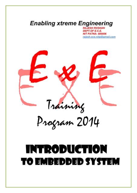 embedded system introduction to micro controller 8051 ppt