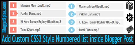 Add Custom CSS Style Numbered List Inside Blogger Post BloggerSpice AI Driven SEO Smart