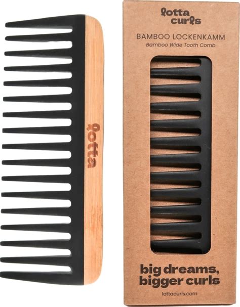 Lotta Curls Bamboo Curl Comb Ecco Verde Online Shop