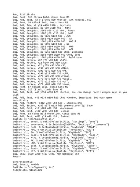 Norecoil Cs2 Pdf