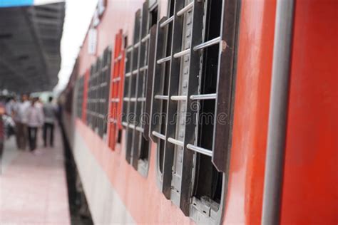 Passenger On Platforms At The Railway Station Of Delhi India Editorial Photo Image Of