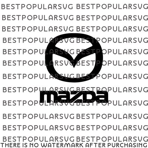 Mazda Logo Svg Silhouette Cameo Cricut Cut File Vector Png Off