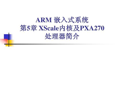 arm体系结构详解 第5章 word文档在线阅读与下载 无忧文档