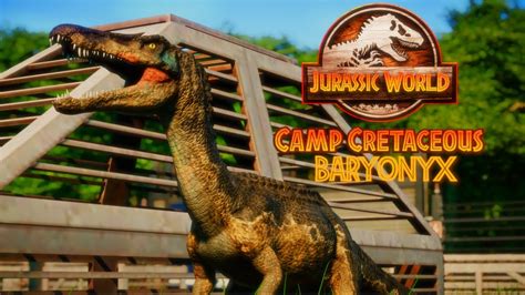Camp Cretaceous Baryonyx Trio Jurassic World Evolution Mod Showcase