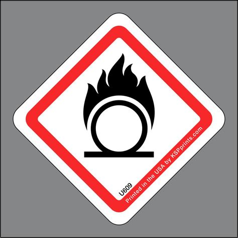 Oxidizer Sign