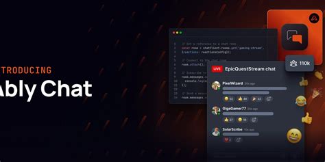 Say Hello To Ably Chat A New Product Optimized For Large Scale Chat