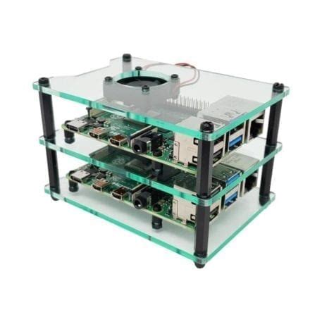 Cluster Case For Raspberry Pi With Fans RaspberryPi Dk