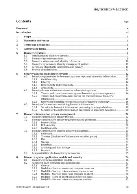 iso iec dis 24745 information security cybersecurity and privacy