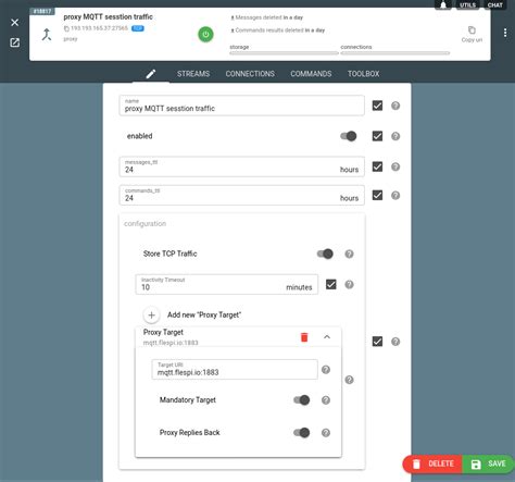 How To Debug MQTT Session Using Proxy Channel