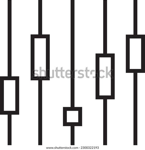 Graph Data Analysis Icon Black Outline Stock Vector Royalty Free