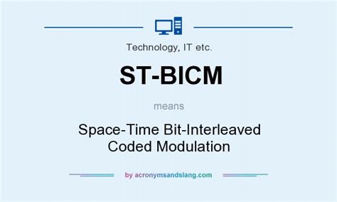 What Does St Bicm Mean Definition Of St Bicm St Bicm Stands For