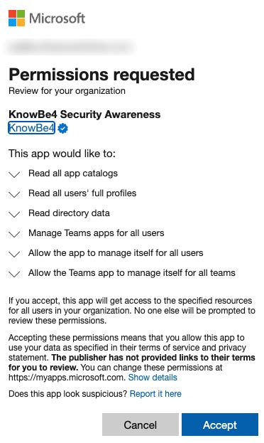 Microsoft Teams Integration Guide For Securitycoach Knowbe4 Knowledge Base