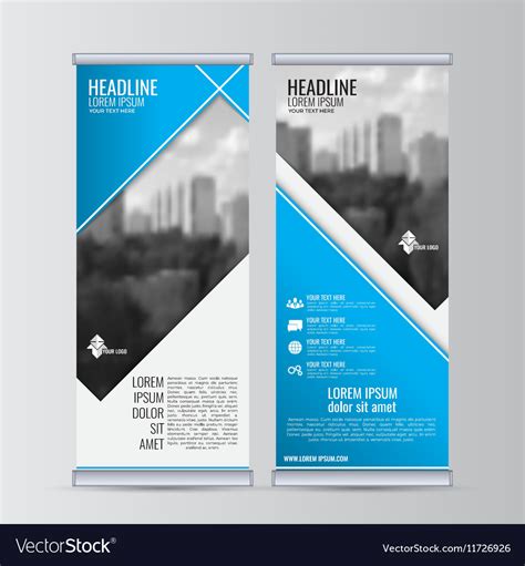 Vertical Banner Design Templates Construction Roll Up Banner Black