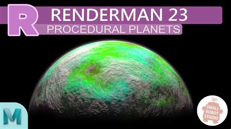 renderman 23 procedural planets tutorial youtube