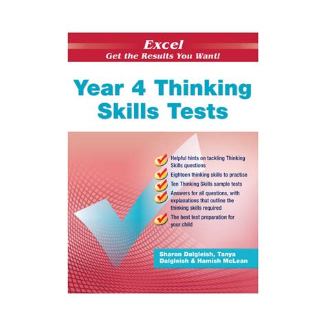 Excel Test Skills Thinking Skills Tests Year 4 Booksrusandmore