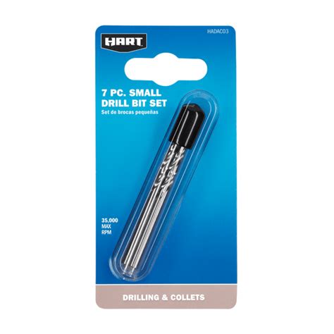 7 Pc Small Drill Bit Set