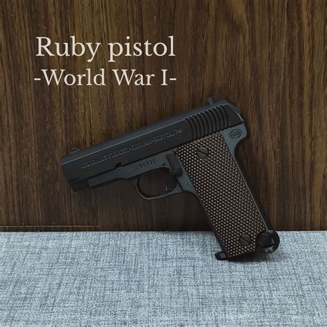 💎 Ruby Pistol 3d Printed Replica・ 3d File For 3d Printing・cults