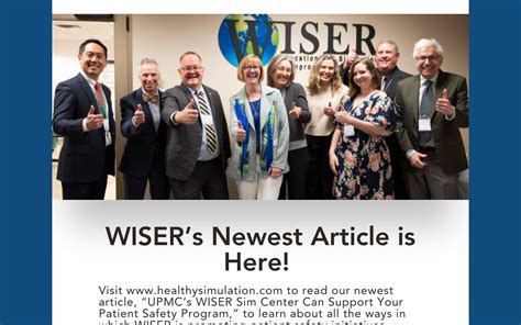 New Healthy Simulation Article Published Wiser