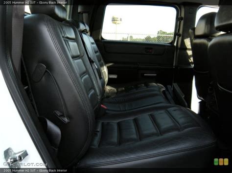 Ebony Black Interior Rear Seat For The 2005 Hummer H2 Sut 94739716