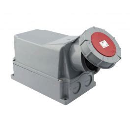 Enchufe Industrial Hembra Sobrepuesto Pce 3pnt 125a 380v