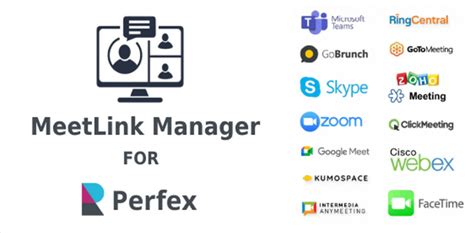 Módulo Meetlink Manager Para Perfex Crm Loja Do App
