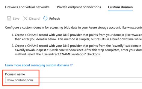 error while configuring the own data in azure open ai from azure blob