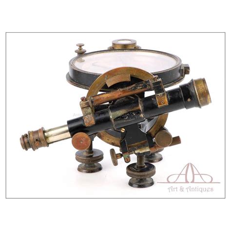 Antique Theodolite Breithaupt And Sohn Kassel Germany 1920