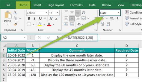 Edate Excel Function Formula Examples How To Use