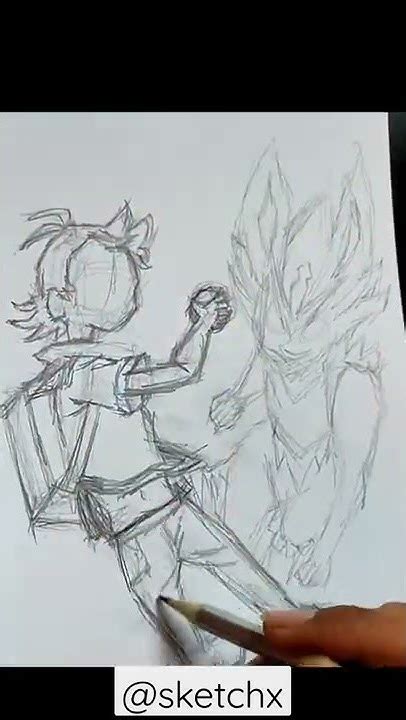 Goh And His Cinderace Sketch X Youtube