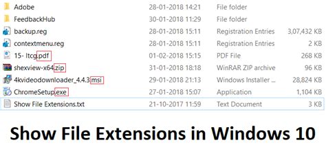 How To Show File Extensions In Windows 10 TechCult