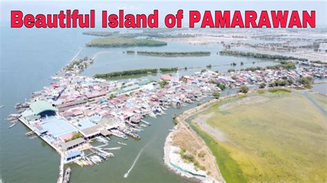 The Beautiful Island Of Pamarawan “isla Paraw” Aerial Shot Of Isla