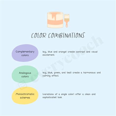 Color Combinations Instagram Post Canva Template Everycoach