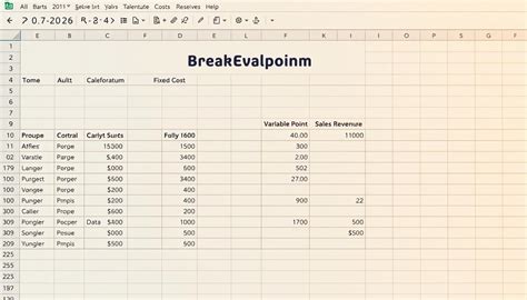 Break Even Point Calculator Magacalculator