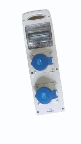 32a 3pin Angled Socket 2way With Pvc Enclosure Box Jaibalaji At ₹ 3500 Piece Distribution