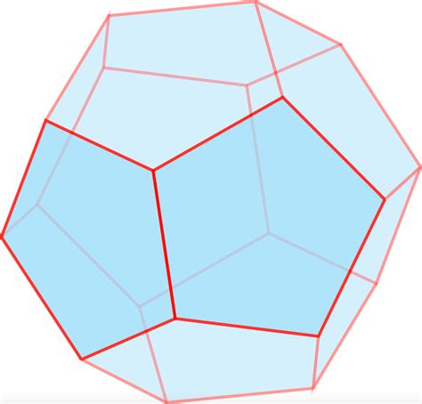 Adjacent Faces Dodecahedron