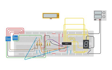 Circuit Design Simon Benja 7 Segments Tinkercad