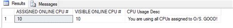 sql server does not use all assigned cpus on vm