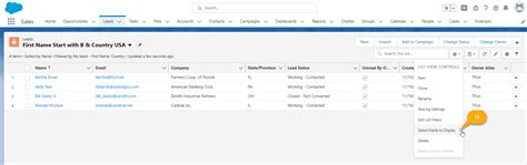 create custom list view in salesforce