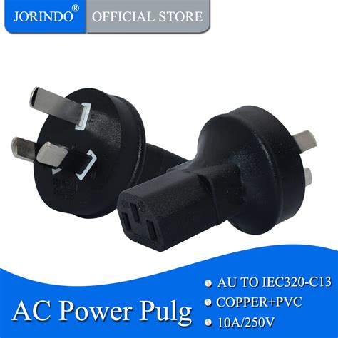 JORINDO AU TO C Australia Pole Male IEC C Female Ac Power Adapter Saa To C