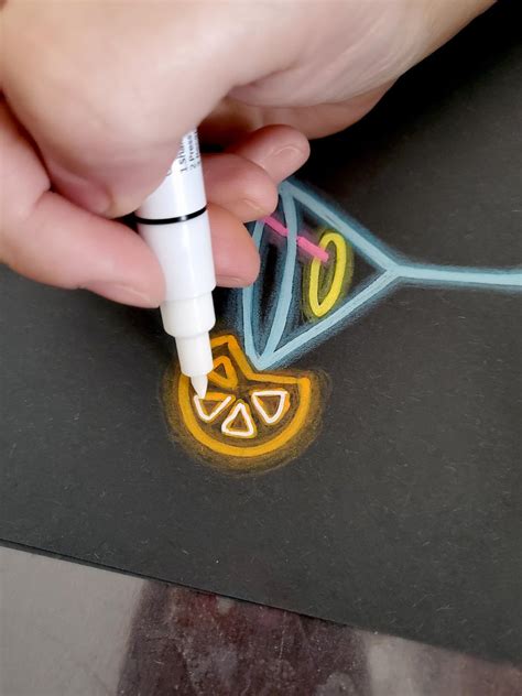 How To Draw A Neon Glow Effect 5 Steps With Pictures Instructables