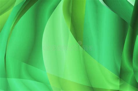Abstract Green Background With Smooth Lines And Highlights For Inserting Text Website Stock