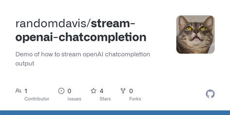 GitHub - randomdavis/stream-openai-chatcompletion: Demo of how to stream openAI chatcompletion ...