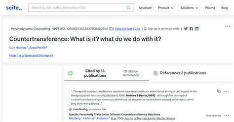 Countertransference What Is It What Do We Do With It Countertransference What Is It What Do We Do With It