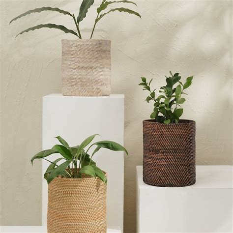 Rattan Planter Etsy
