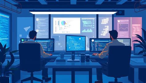 Server Room Data Center It Infrastructure Technology And Data Storage