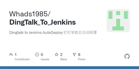 Github Whads1985dingtalktojenkins Dingtalk To Jenkins Autodeploy