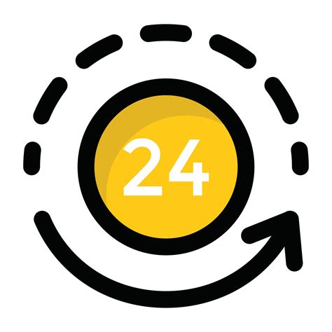 Round The Clock 15717467 Vector Art At Vecteezy