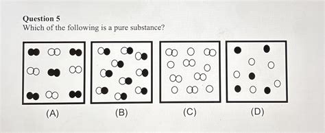 solved question 5which of the following is a pure