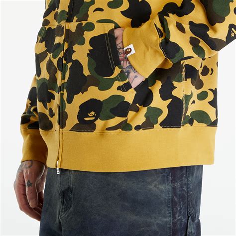 A Bathing Ape 1st Camo Full Zip Hoodie Yellow Footshop