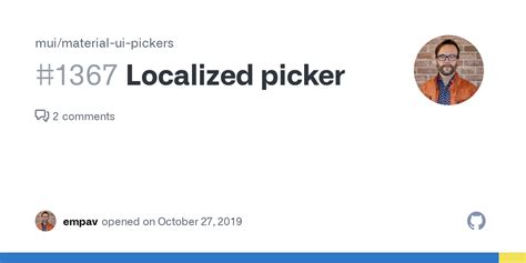 Localized Picker Issue Mui Material Ui Pickers GitHub